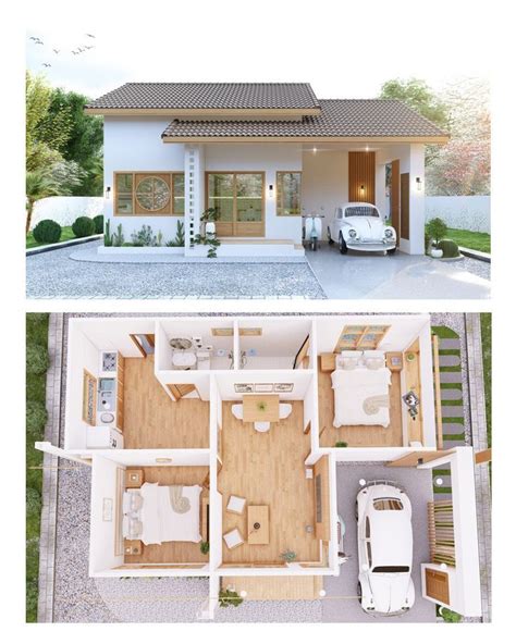 แบบบ้านสไตล์ มินิมอลมูจิ ขนาดกะทัดรัด งบสบาย ๆ Casas Pequeñas Casas Chiquitas Pero Bonitas Casas