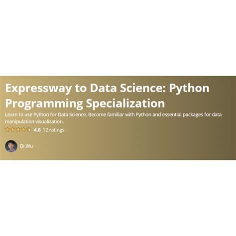 🔥course🔥[udemy] expressway to data science python programming