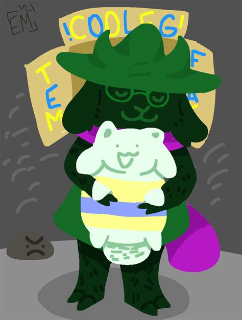Ralsei Giving Temmie Some Love Rdeltarune