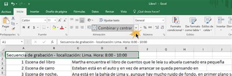 Excel Ajustar Y Combinar Celdas En Excel