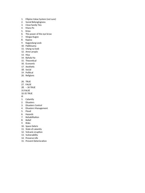 Filipino Value System Pdf