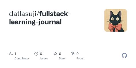 Github Datlasujifullstack Learning Journal
