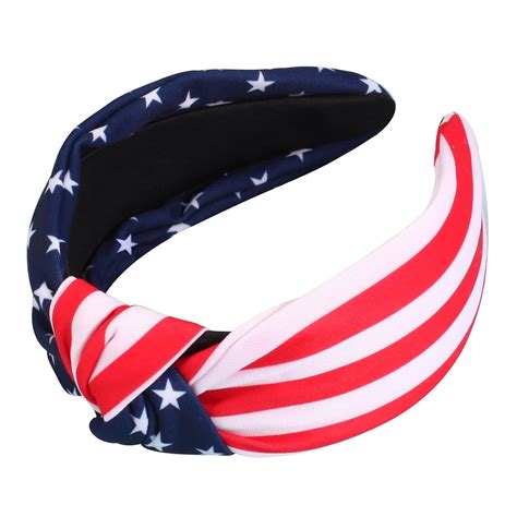 Bookay American Flag Headbands For Women Girls Usa 4th Of
