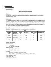 Week 2 The Oscilloscope Lab Report Pdf Elena Filio Lab M 4 6 50 PM June 29 2020 Week Two