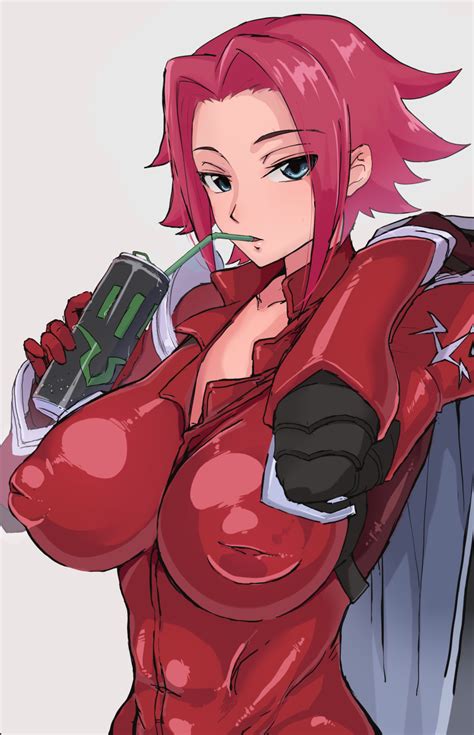 Rule 34 Blue Eyes Breasts Can Code Geass Drinking Drinking Straw Female Inverted Nipples