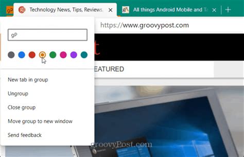 How To Use Tab Groups Feature In Microsoft Edge To Sort Tabs