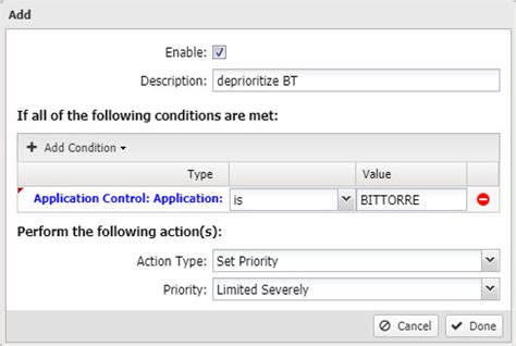 How Do I Block BitTorrent Edge Threat Management Support Arista