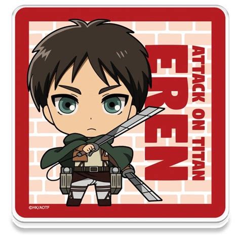 《shingeki No Kyojin》eren Jaeger Sticker Caja Para Armar Ataque A