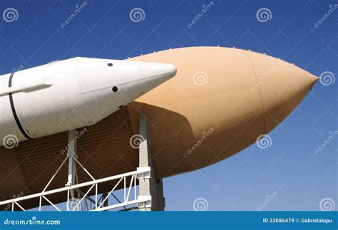Nasa Space Shuttle Solid Rocket Booster Stock Image Image Of Nasa Space 23086479