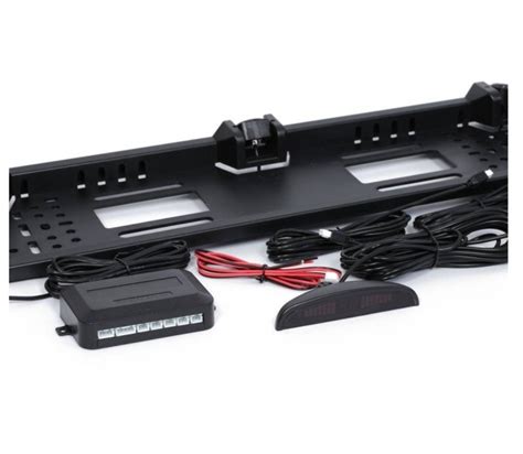 Led Display Reversing Sensor System Car License Plate Frame Sordan