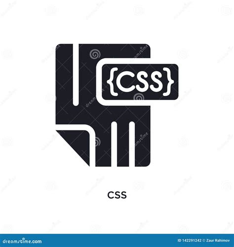 Css Isolated Icon Simple Element Illustration From Programming Concept