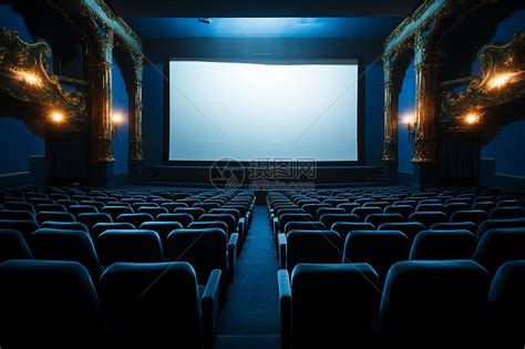 影院中的大屏幕和座椅高清图片下载 正版图片600613868 摄图网