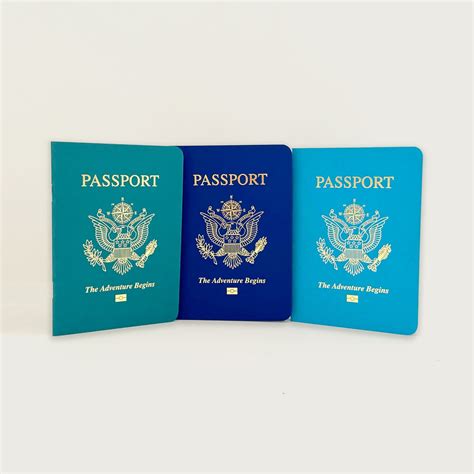 Passport Favor Notebooks Passport Notebook Favors By Custom Paper