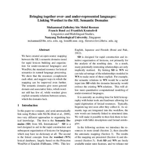 Bringing Together Over And Under Represented Languages Linking