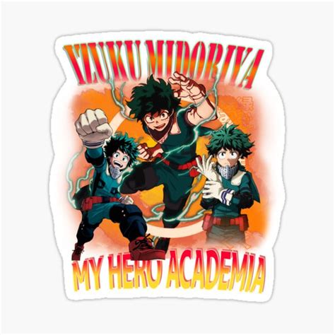My Hero Academia Anime Sticker For Sale By MAORBAR30 Redbubble
