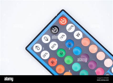 RGB Led Lamp Or Strip Light Remote Controller With Separate Colors Control Stock Photo Alamy