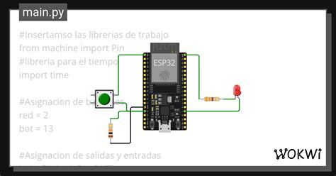 Controlboton Wokwi Esp32 Stm32 Arduino Simulator