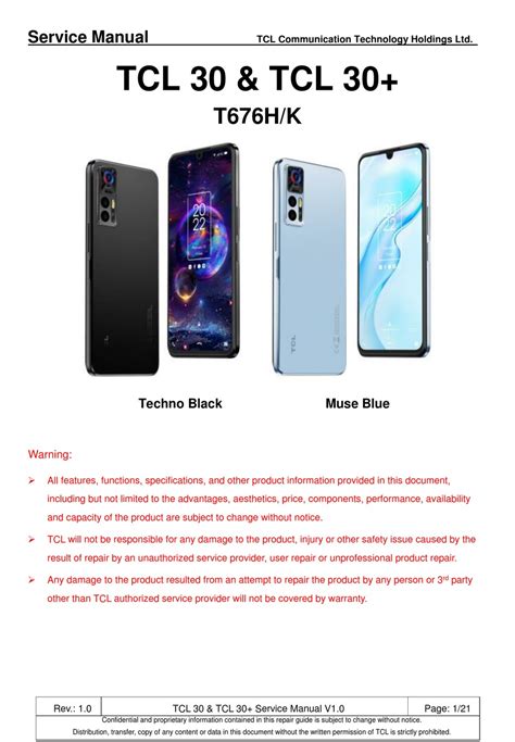 TCL 30 SERVICE MANUAL Pdf Download ManualsLib TCL 30 SERVICE MANUAL Pdf Download ManualsLib