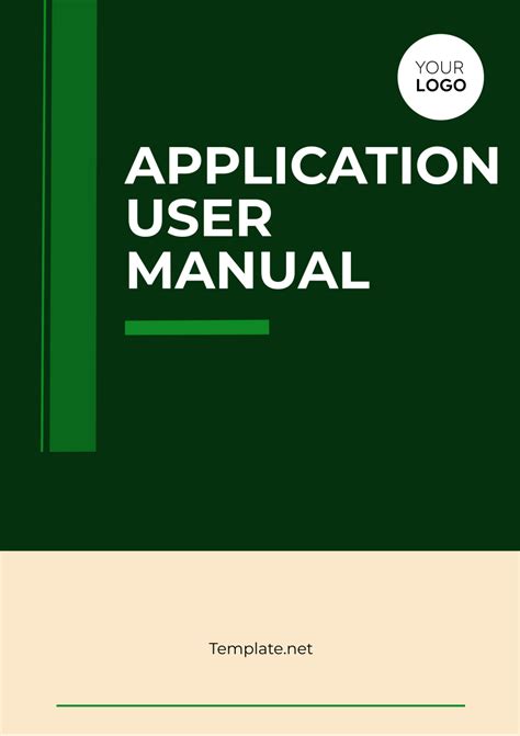 free user manual templates editable and printable