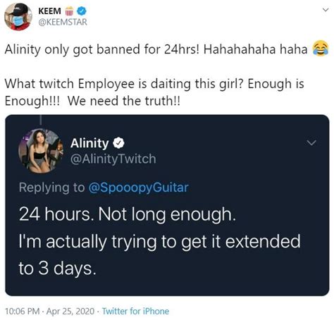 Keemstar S Reaction To Alinity S Ban Alinity S Nip Slip Know Your Meme