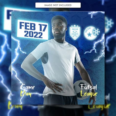 축구 축구 스포츠 소셜 미디어 배너 또는 전단지 프리미엄 Psd 파일