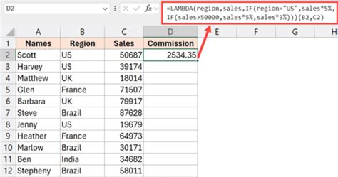 Excel Lambda Function Easy Explanation With Examples