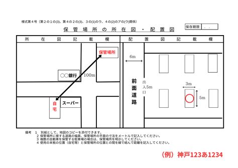 車庫証明記入例 Pdf 車庫証明 書き方 見本 保管場所証明申請手続（窓口での申請） 警視庁 Bixwxg