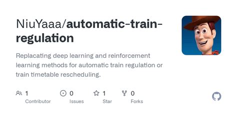 Github Niuyaaaautomatic Train Regulation Replacating Deep Learning