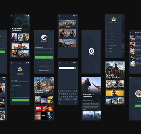 Gamify Free Adobe XD UI Kit Uistore Design
