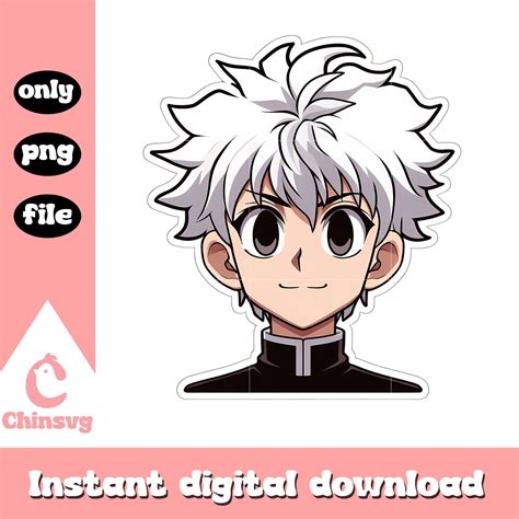 Killua Zoldyck Face Clipping Png Killua Zoldyck Character Png Chinsvg