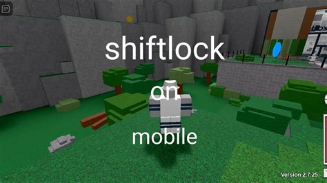 how to enable shiftlock on roblox mobile works only in r6 games youtube