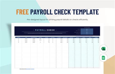 Payroll Template In Excel Free Download