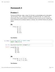 HW Jupyter Notebook Pdf HW Jupyter Notebook PM Homework Problem