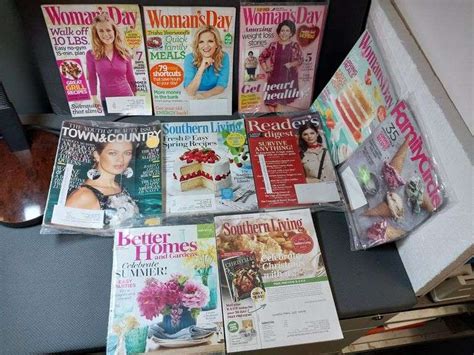 10 Assorted Magazines Ladies Auction Ohio