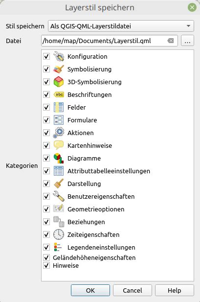 Layer Stile Und Layer Definitionsdateien Lernplattform F R Opensource Gis