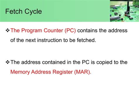 Instruction Execution Cycle Ppt