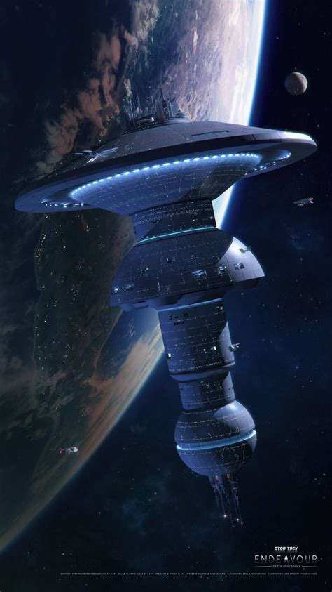 Earth Spacedock By Jonesone On Deviantart Star Trek Art Star Trek