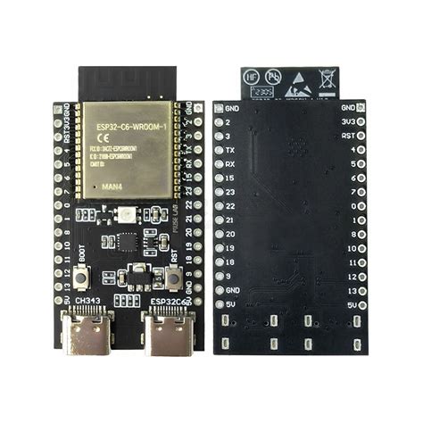 Esp32 C6 Devkitc 1 N4 Esp32 C6 Risc V Esp32 Модуль Type C Основная плата купить на Ozon по