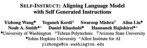 Self Instruct无需人工标注，自生成指令框架打破chatgpt等llm的成本瓶颈 智源社区