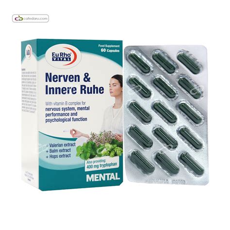 نرون و اینر روهه سلامت سیستم عصبی و آرام بخش یوروویتال 60 کپسول