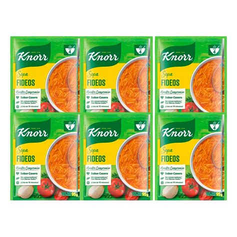 Sopa Knorr Fideos 95 Grs Basicos
