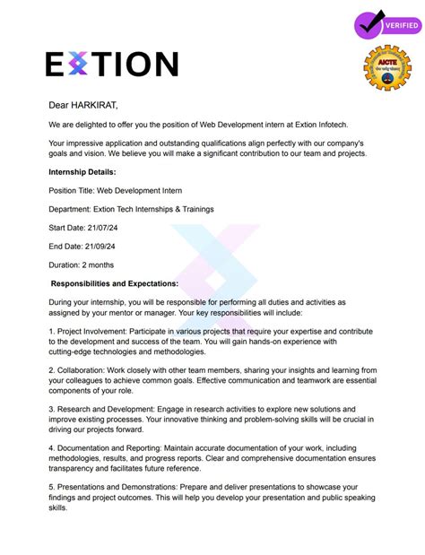 I Am Excited To Share That I Have Started My Web Development Internship