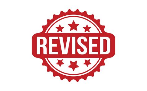 Revised Rubber Grunge Stamp Seal Vector 24487365 Vector Art At Vecteezy