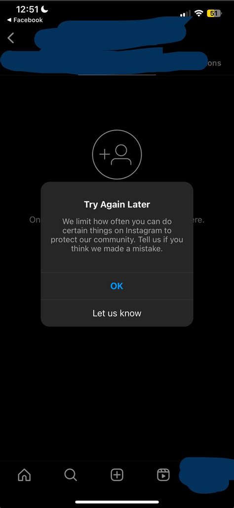Got This Annoying Pop Up Today And I Hope This Is A Temporary Thing For Me Rinstagram
