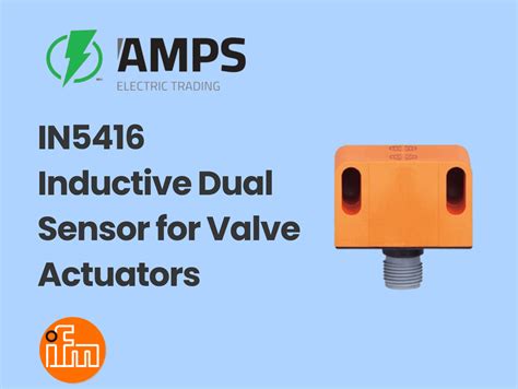 In5416 Best Inductive Dual Sensor For Valve Actuators Ifm Supplier In Qatar