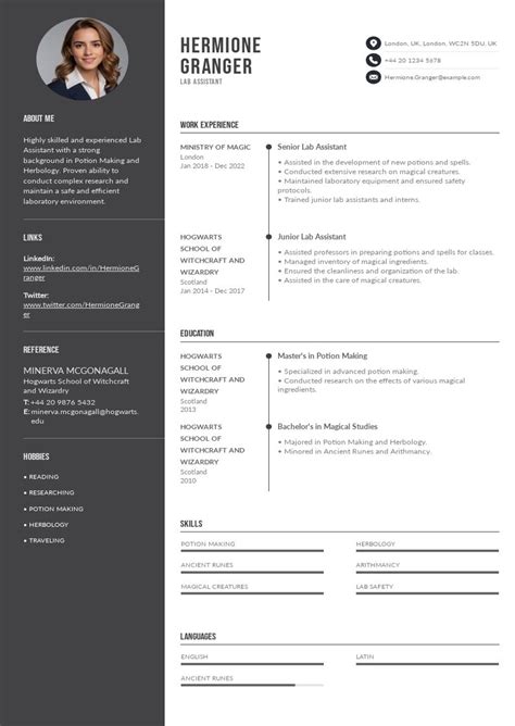 Lab Assistant Resume Complete Guide Bonus Tips