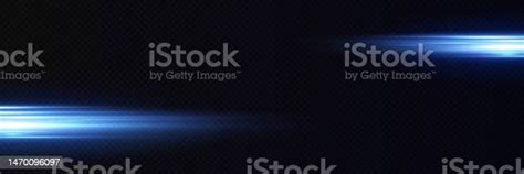 배너에 대한 모션 조명 효과 파란색 선 파란색 배경에 속도의 효과입니다 빛의 선 속도 및 움직임 벡터 렌즈 플레어 건강관리와 의술에 대한 스톡 벡터 아트 및 기타 이미지