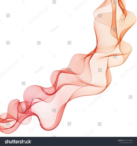 Abstract Red Wave Design Element Business Stock Vector Royalty Free