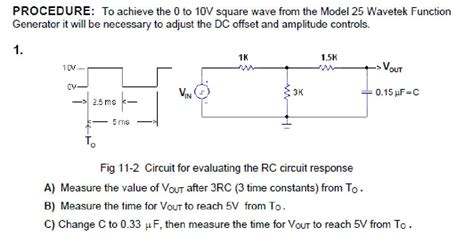 solved pre lab 1 for part 1a of the procedure