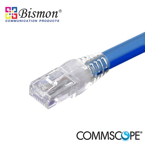 Commscope Patch Cord Cat UTP Unshielded Blue Ft M Bismon